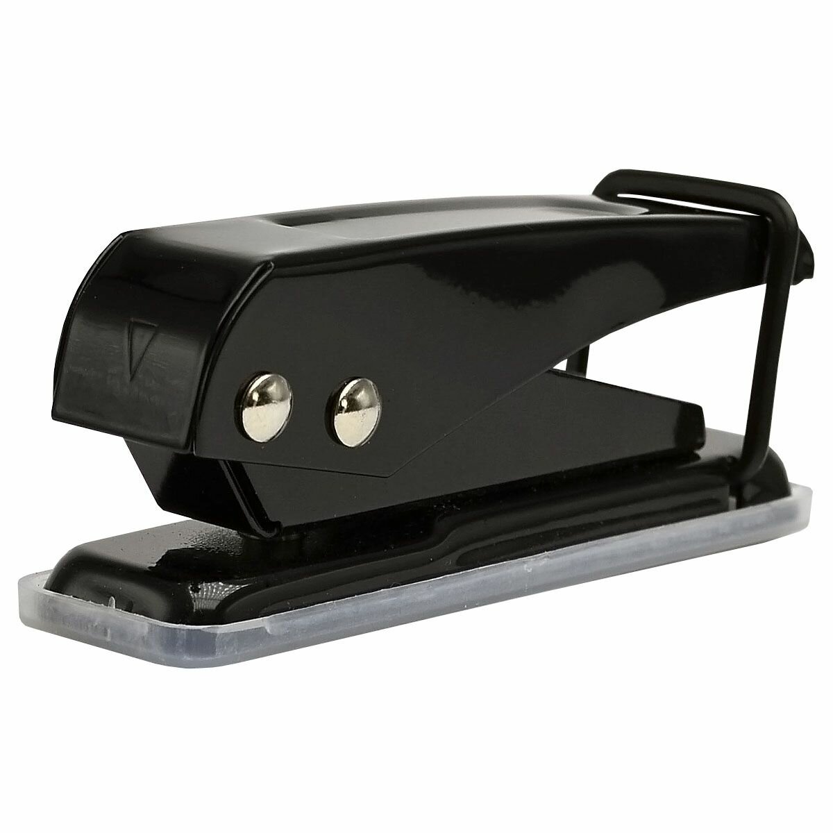 Дырокол на 1 отверстие 10 листов Index, металлический, ассорти