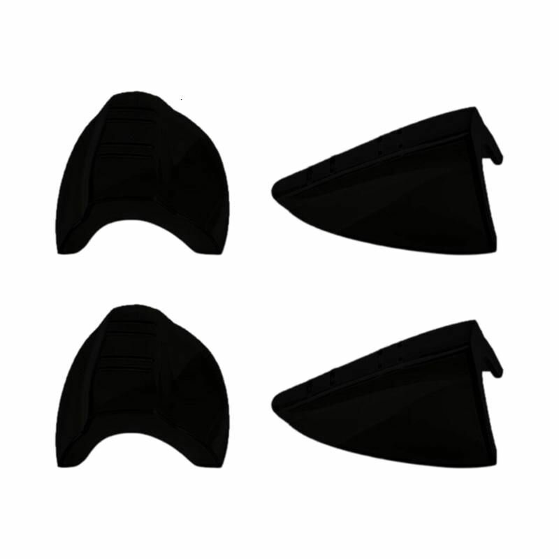 Защитные боковые заглушки для очков, Все черное - Маленькие 4 отверстия