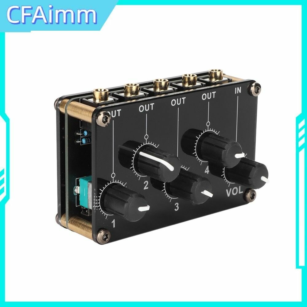 4-канальный микшер, низкий шум, пассивный