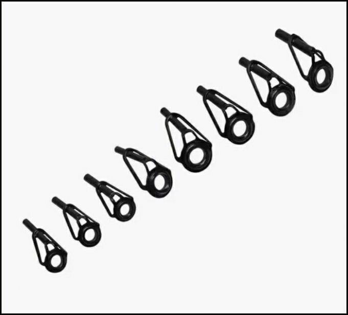 Набор пропускных колец для удочки наконечники 8 штук