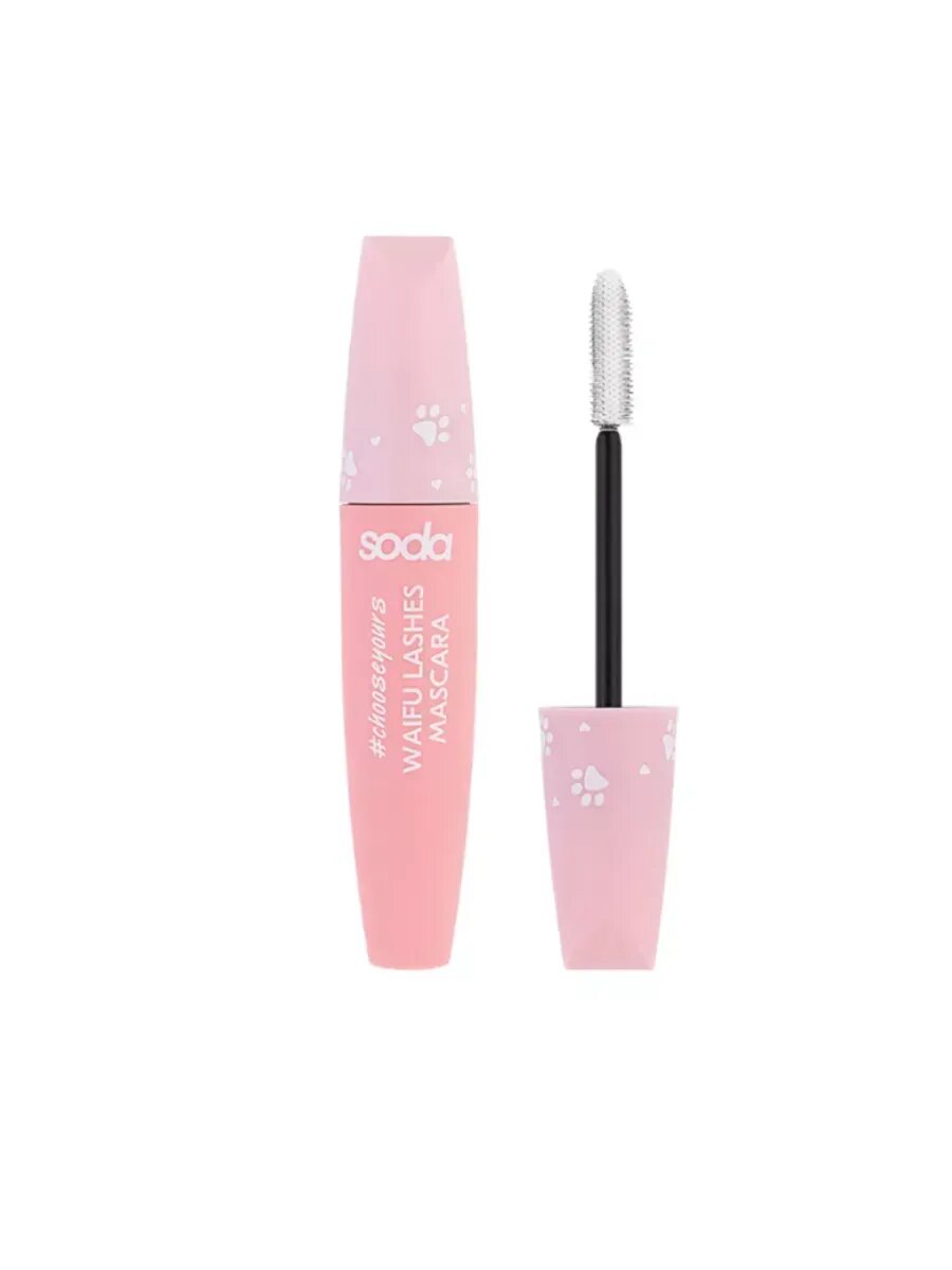 SODA Цветная тушь для ресниц WAIFU LASHES MASCARA #chooseyours, № 001 Daki