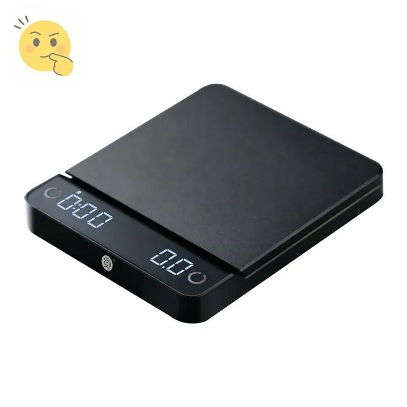 Электронные кухонные весы Умные кофейные весы Hero (mini версия), черный