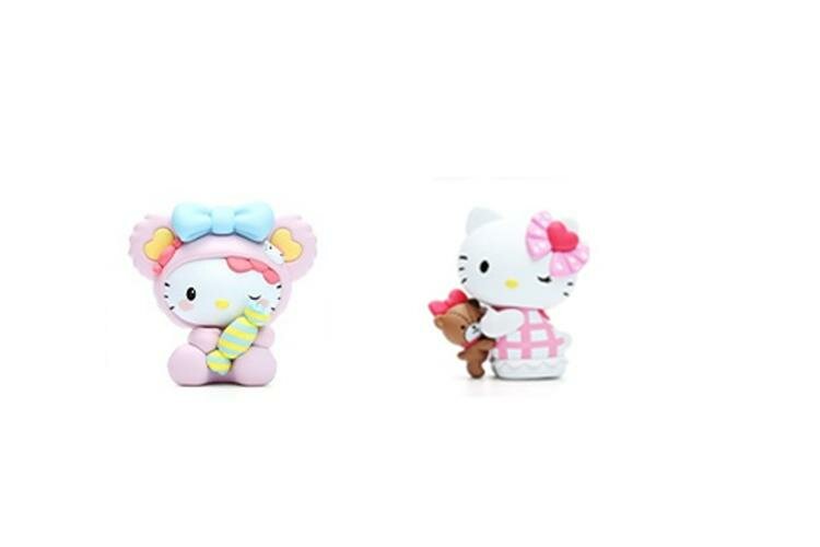 Коллекционная фигурка унисекс POP MART Hello Kitty Sweet Collection, Confirmed-Candy Ragdoll+Heart Little Bear (Open)