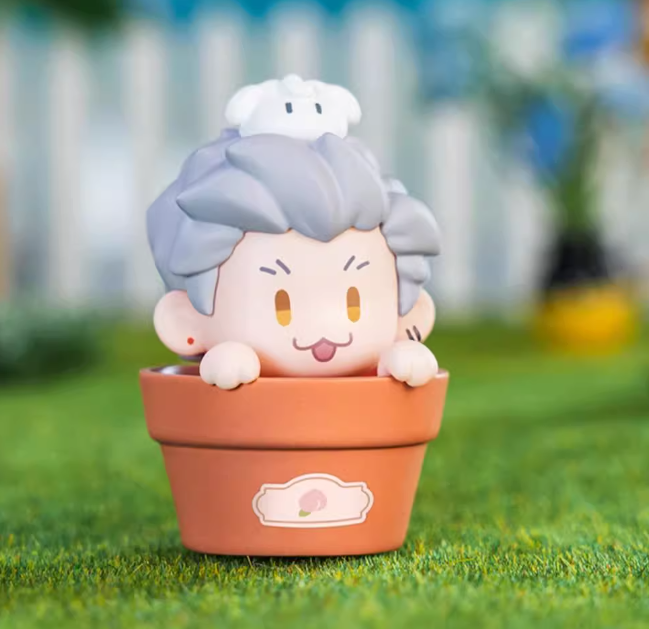 Предназначенная модель [настоящая] Feirenzai Happy Flower Garden Series Yoyo Dou Mini Blind Box Анимационная фигурка