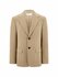 Пиджак Salvatore Ferragamo Single-breasted flannel blazer, размер 50, разноцветн...
