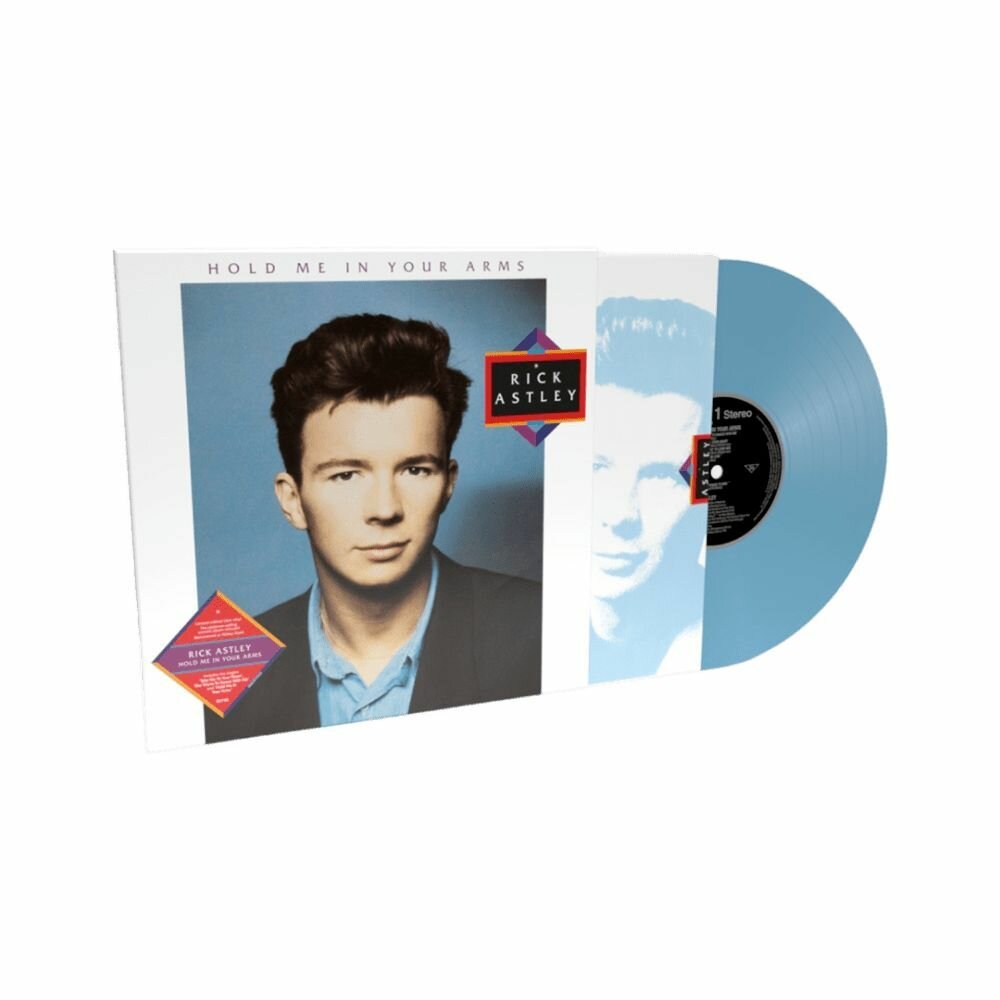 Rick Astley - Hold Me In Your Arms (Blue Stereo Limited Edition) Нежно-Голубая Виниловая Пластинка