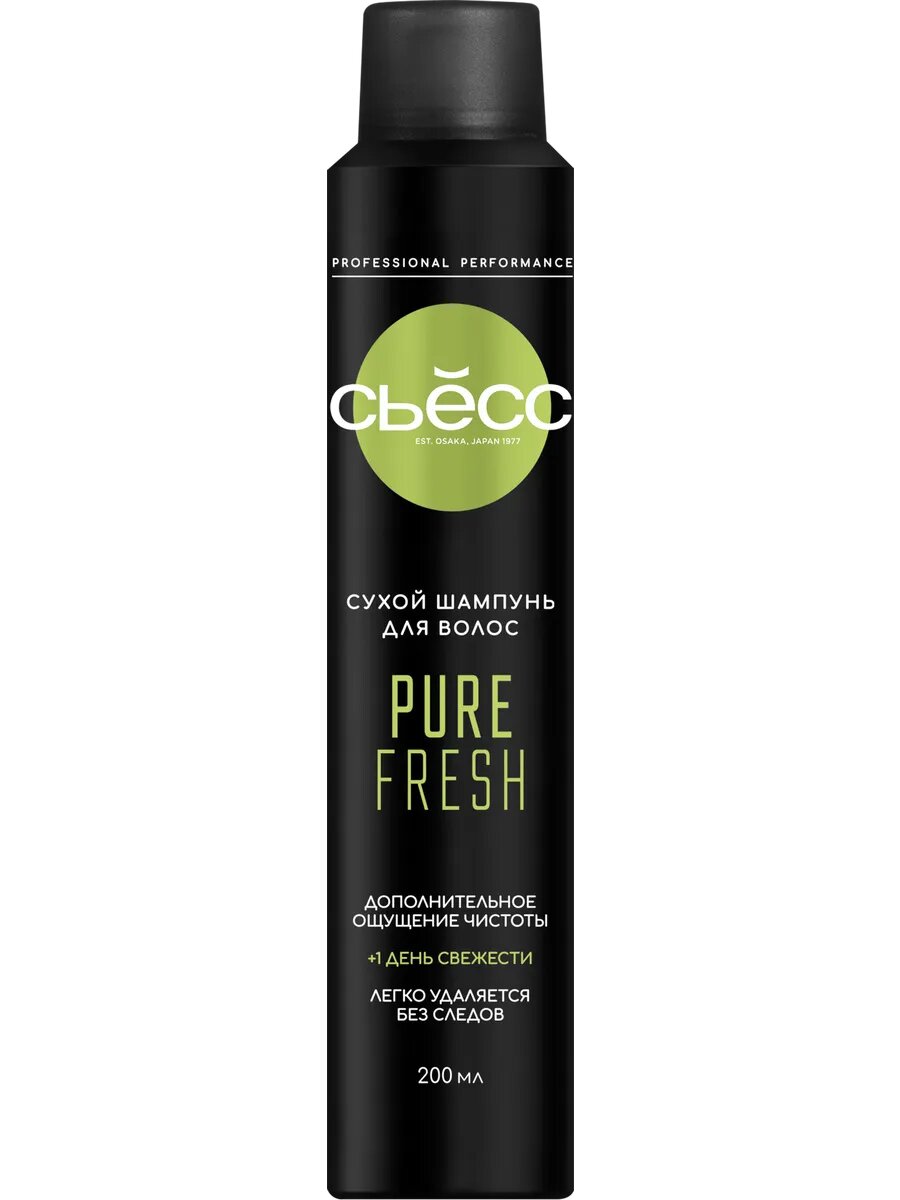 Шампунь сухой для волос сьёсс Pure Fresh, 200мл
