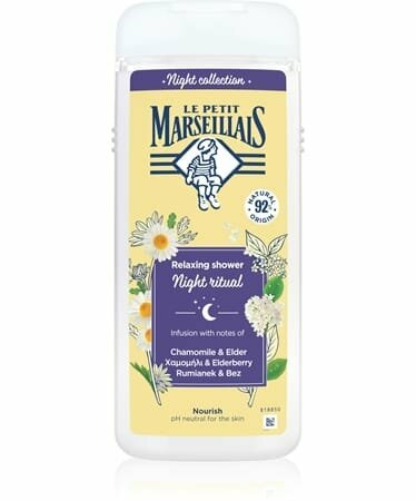 Средство для душа Le Petit Marseillais Night Collection Chamomile & Elder, 650 мл