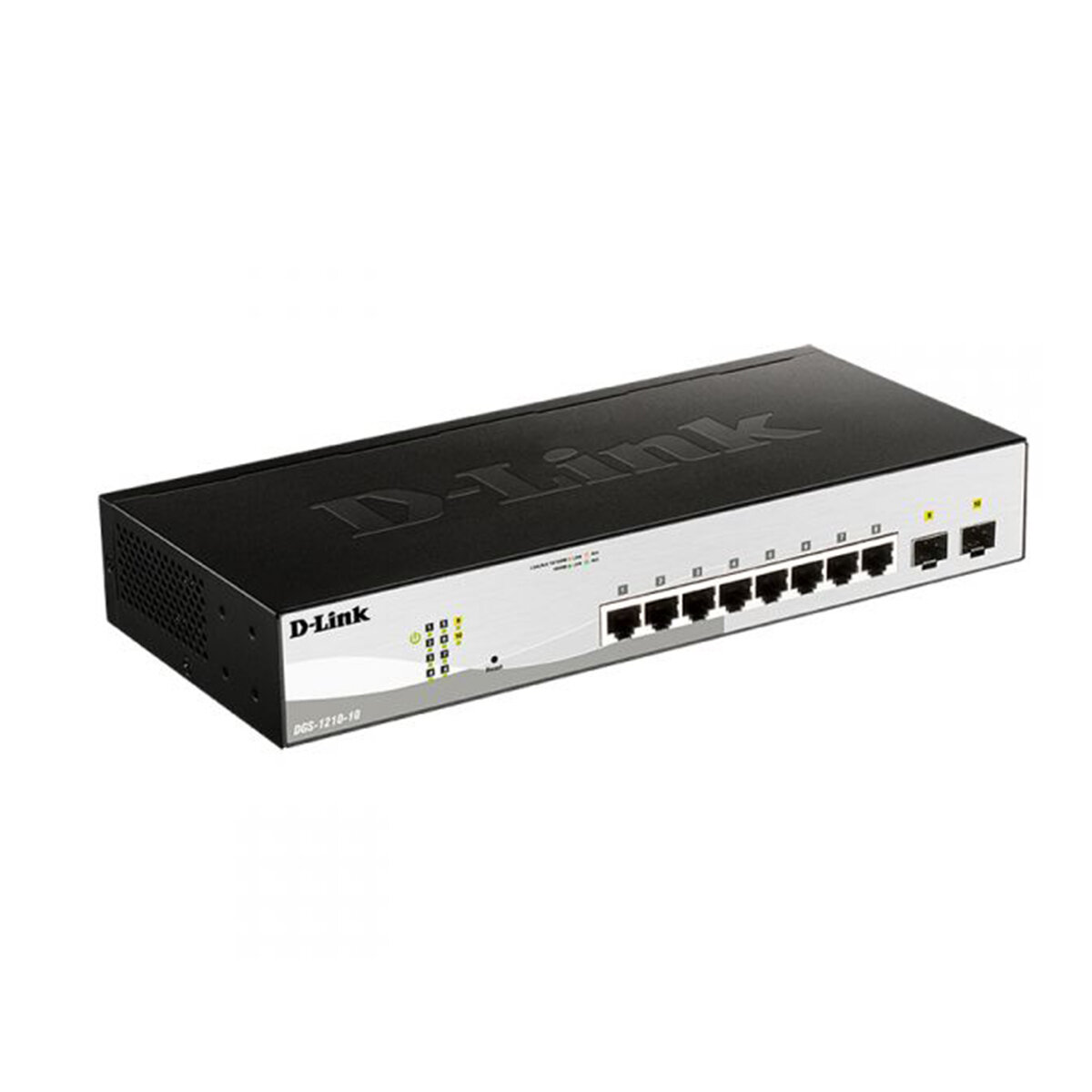 Коммутатор D-Link DGS-1210-10/C1A (DGS-1210-10 /C1A /F1A) управляемый, черный