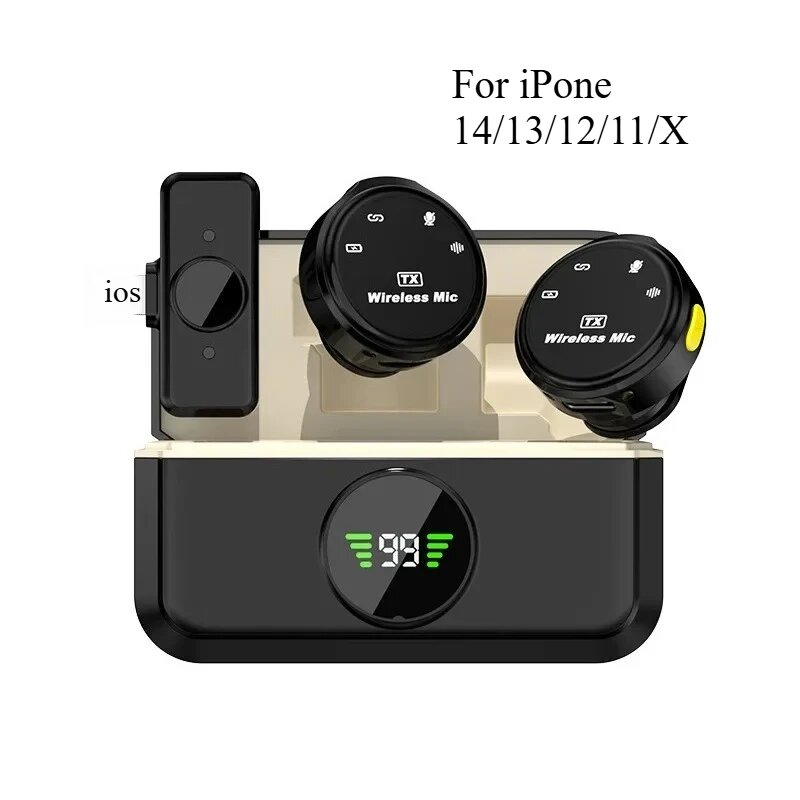 Беспроводной микрофон J6 Q84D-IOS черный