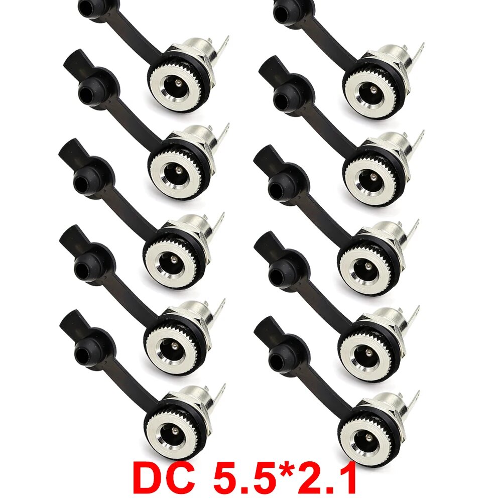 Разъемы питания DC099 HBXINTAO 5.5x2.1мм / 5.5*2.5мм 10Pcs-5.5x2.1mm