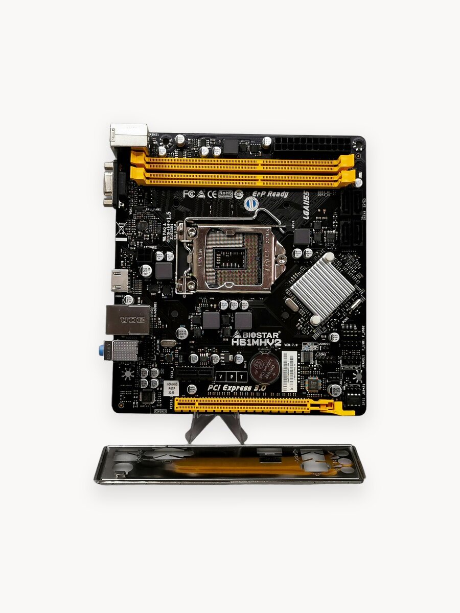 Материнская плата Soket LGA 1155 Biostar H61MHV2 Ver. 7.0 microATX 2*DDR3 HDMI/VGA