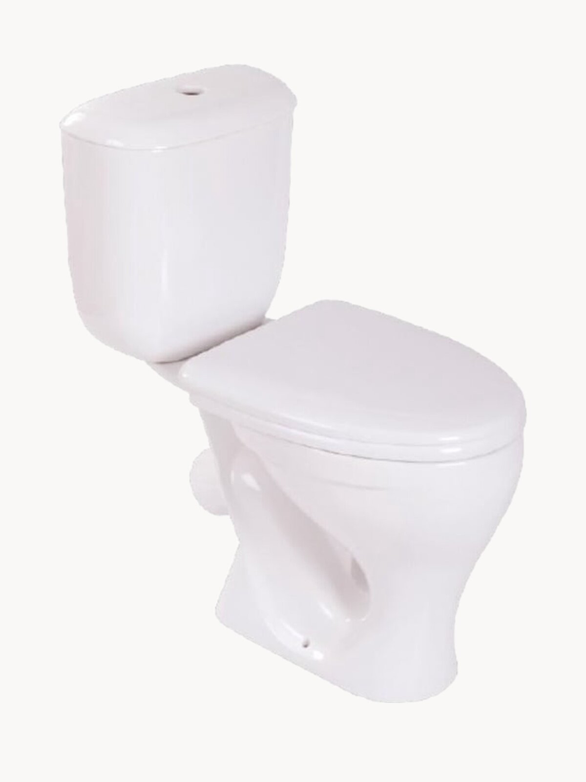 Унитаз-компакт Gesso "Луна" с антивсплесковой системой, овальной чашей и антибактериальным покрытием для ванной комнаты