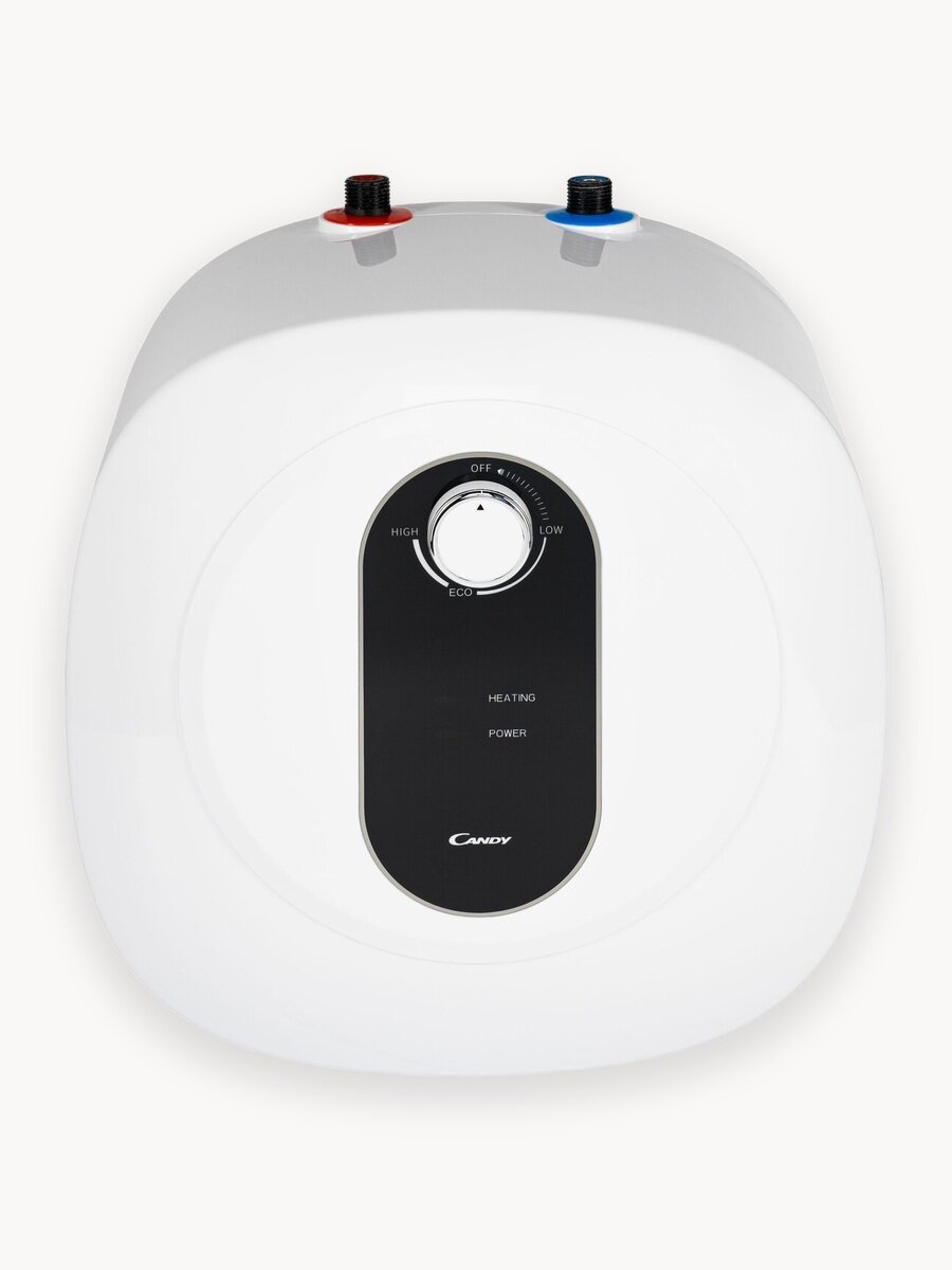 Водонагреватель накопительный CANDY CS15V-EM2(R) ,15 литров,2500 Вт, эмалированный бак, магниевый анод, защита от перегрева, УЗО, белый