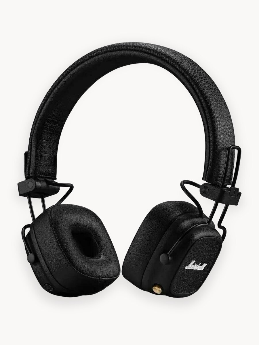 Наушники Marshall Major V Black (Черные) , накладные, беспроводные, шумоподавление