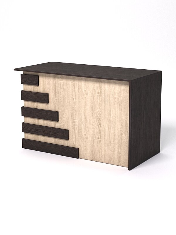 Стол руководителя №8, Дуб Венге и Дуб Сонома. Производитель товара - компания Westcom.