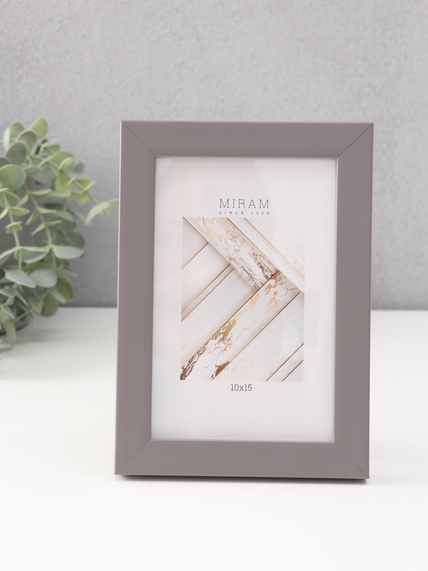 Фоторамка для фото 30×40 см MIRAM "мирам" пластик, цвет темно-серый