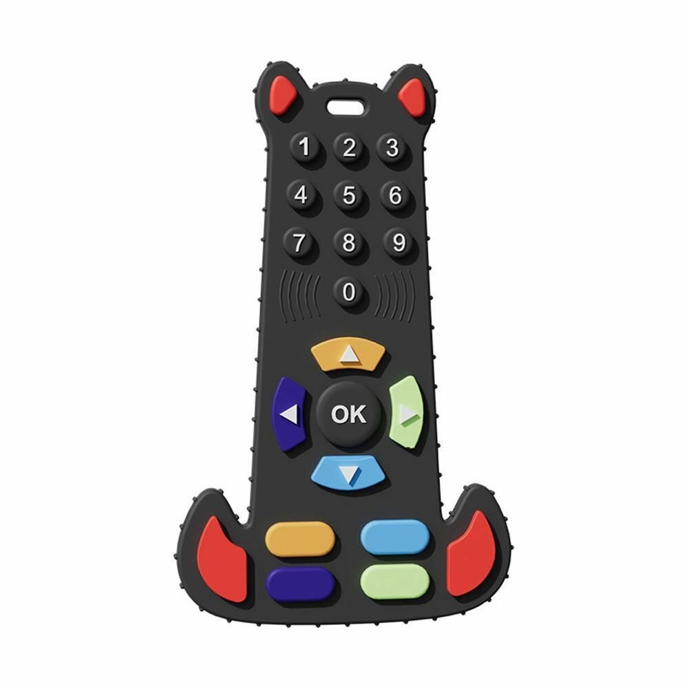 Набор прорезывателей для зубов. Силиконовый пульт грызунок и телефон для детей.