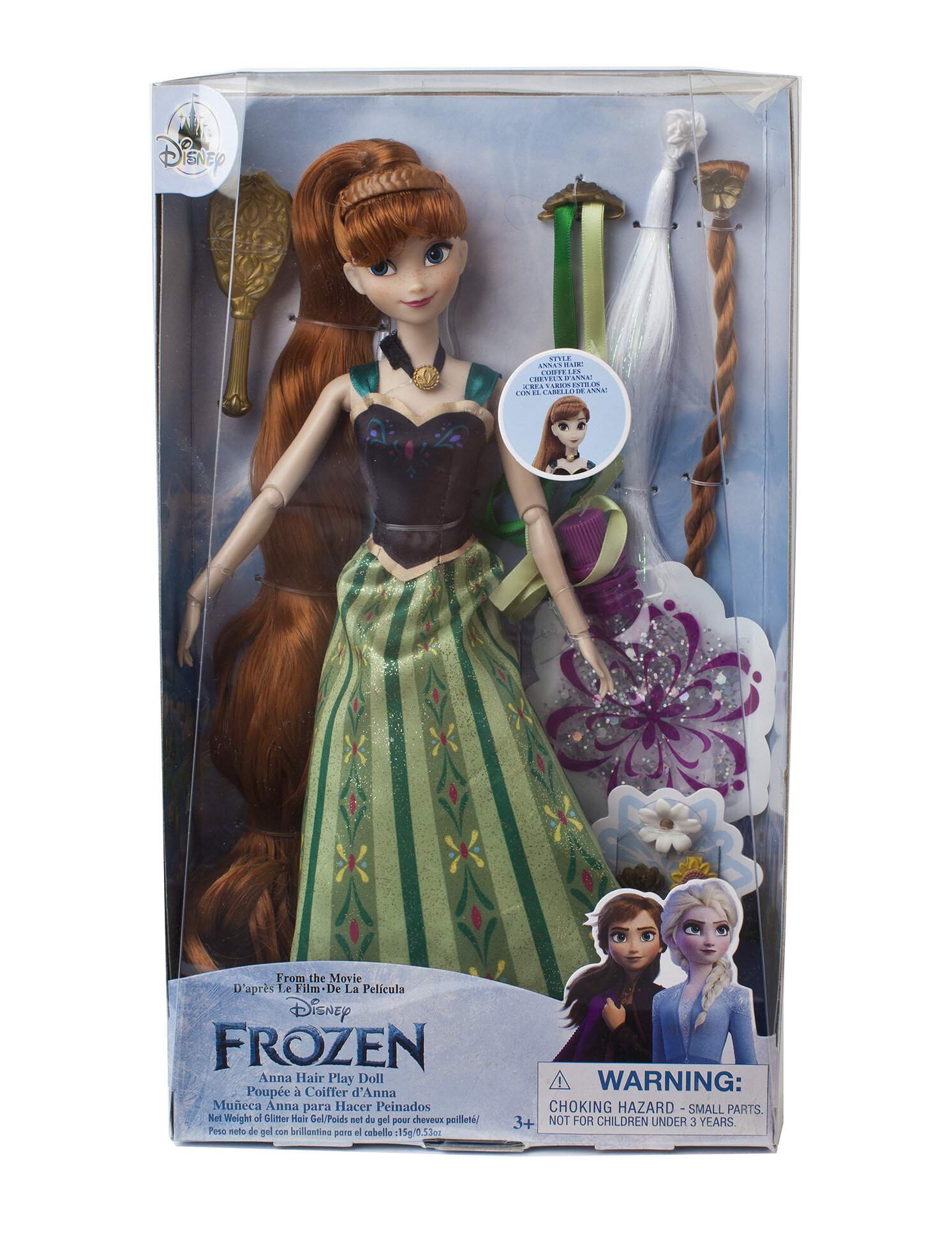 Кукла Дисней Холодное сердце Анна с набором аксессуаров 28см (мятая коробка)