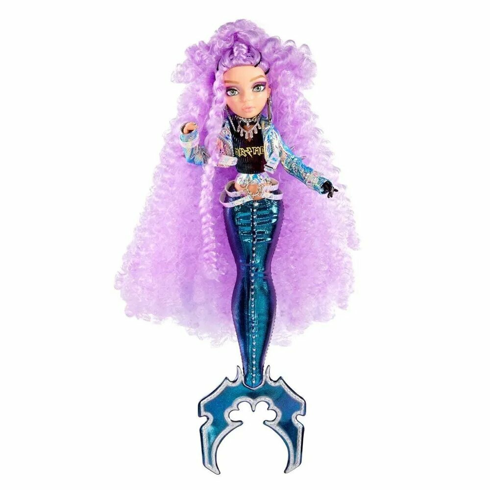 MGA Entertainment Mermaze Mermaidz Color Change / Стильная подвижная кукла-русалка, меняющая цвет, с детальными аксессуарами для детей от 5 лет и старше.