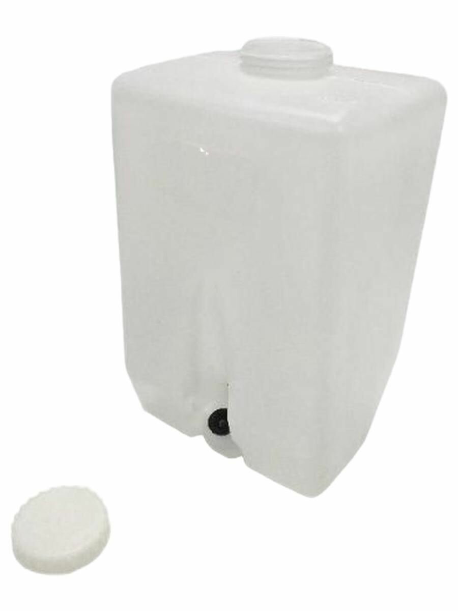 Бачок AKRADO, для ГАЗ 3110, 3102, 3302, пластик, белый, 20x20 см, 5 л