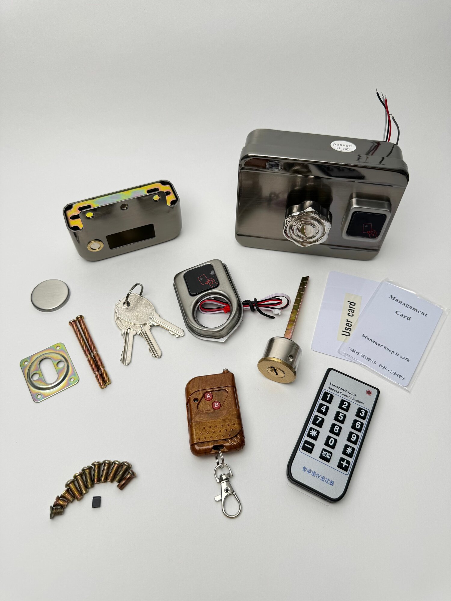 Накладной электромеханический замок AX063