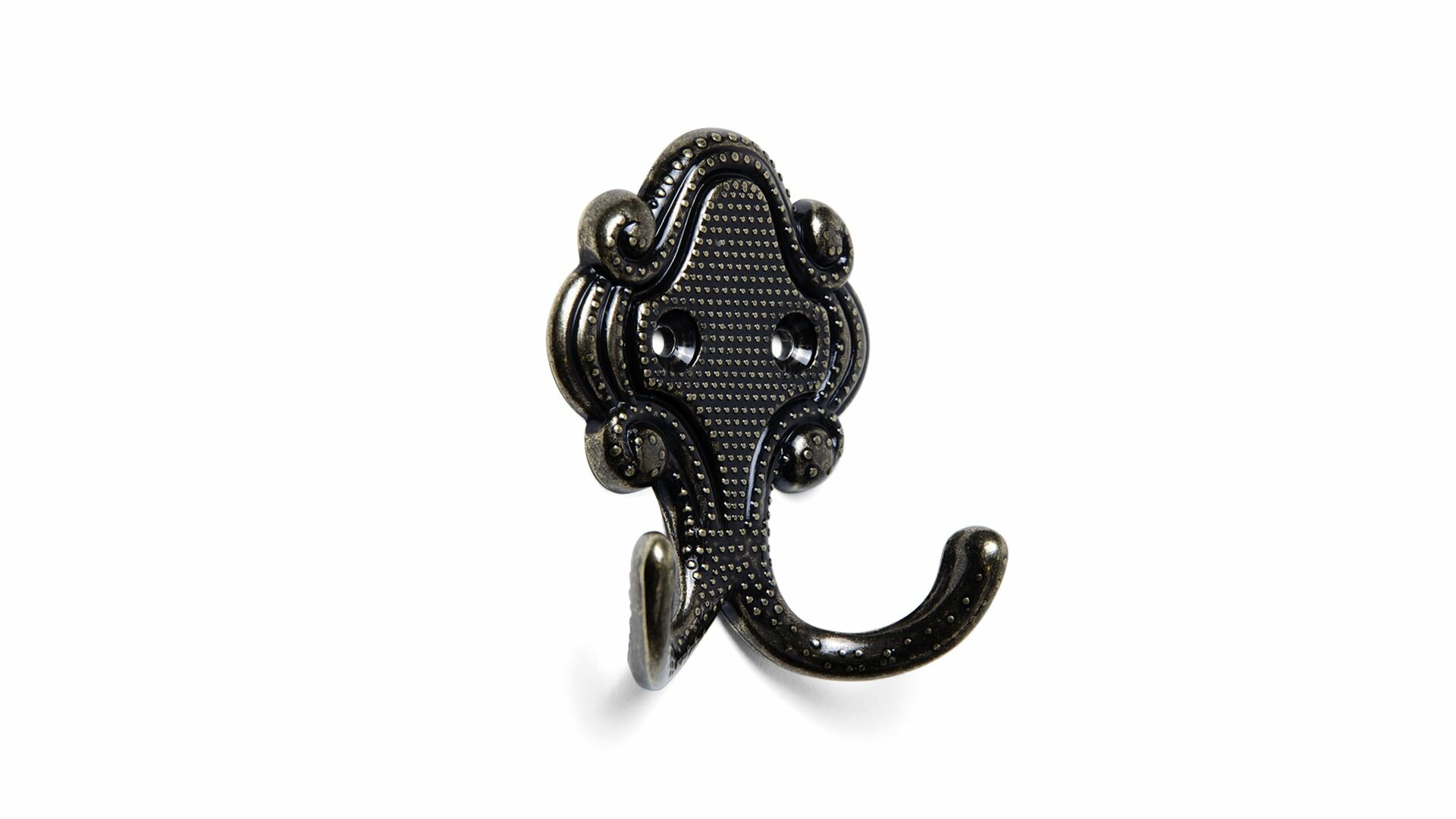 Мебельный крючок K210AB.6, старинная латунь