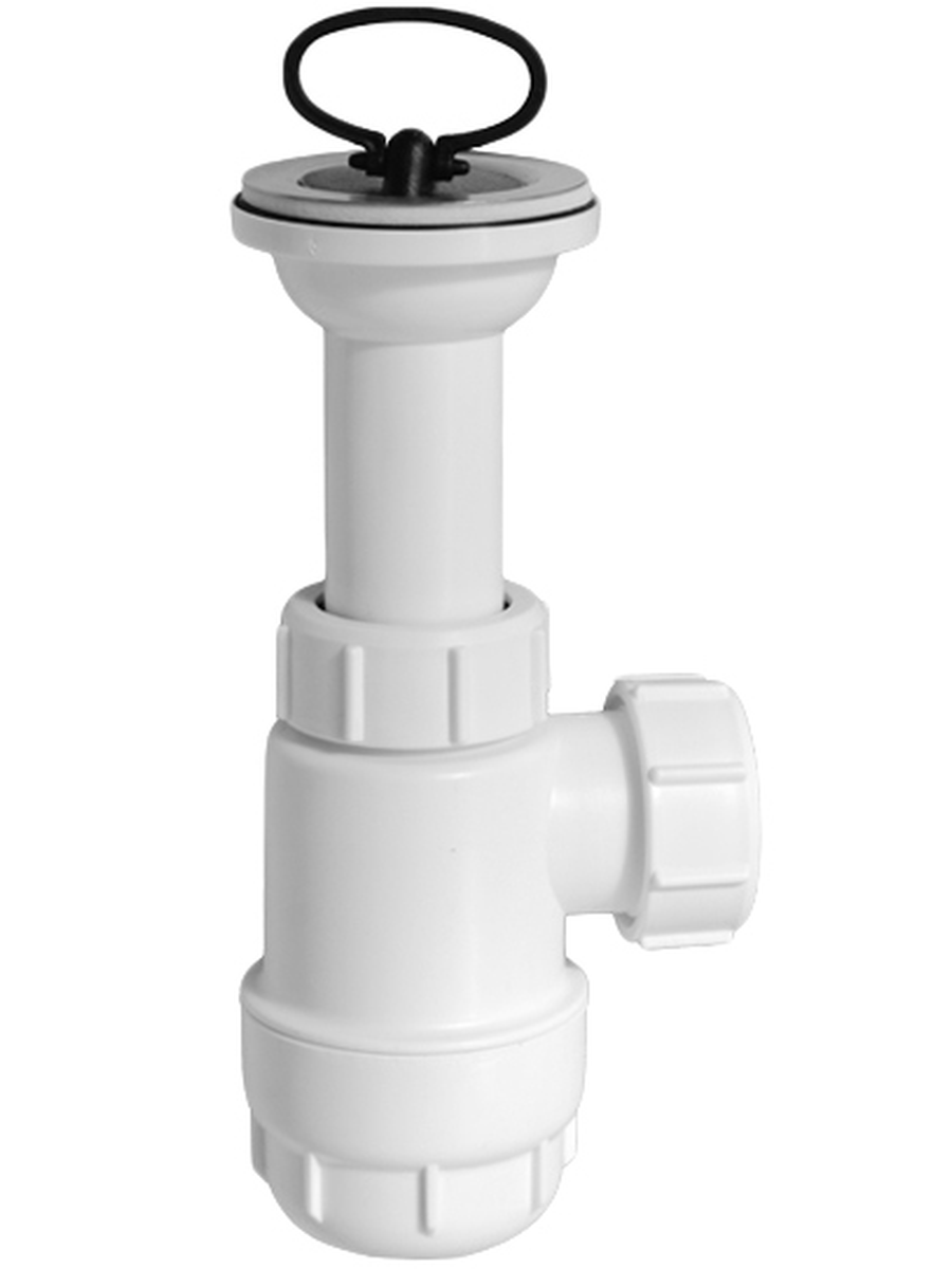 Сифон бутылочный McAlpine (1 1/4"х32мм) выпуск, пробка MRW2