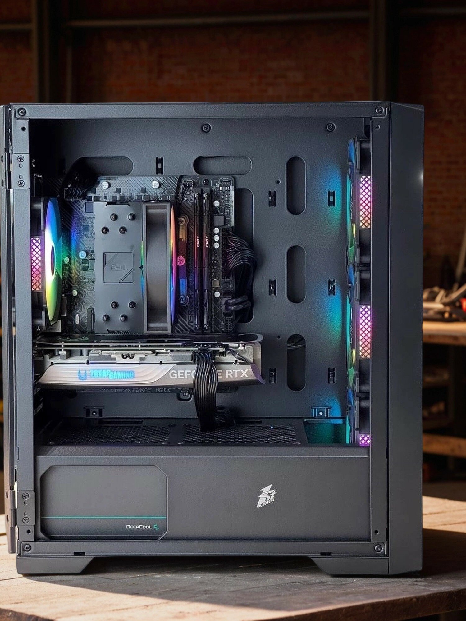 Игровой ПК( Intel Core i3-12100 / Intel UHD Graphics 730 / RAM 16 ГБ / SSD 512 ГБ ) (Игровой компьютер / системный блок) — фото 1