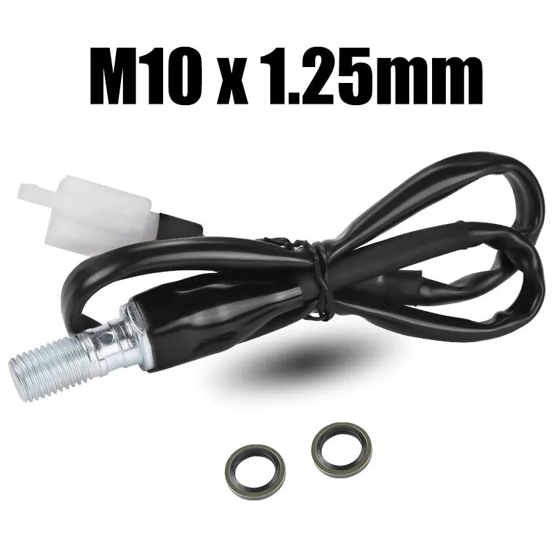 Датчик давления гидравлического тормоза 10ммx1.25мм для мотоциклов Honda, Kawasaki, Yamaha, квадроциклов и внедорожных мотоциклов, аксессуары для мототехники