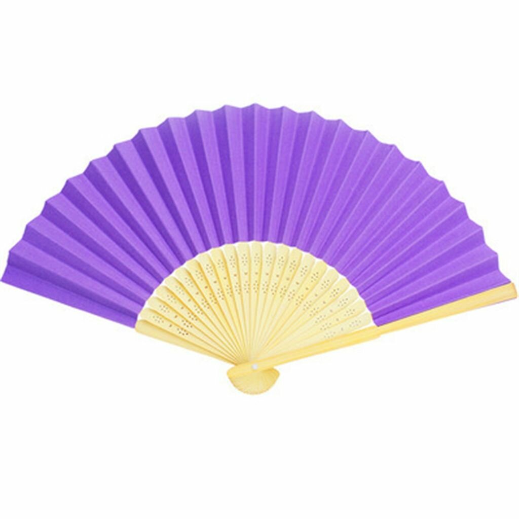 Бумажный бамбуковый веер для детей