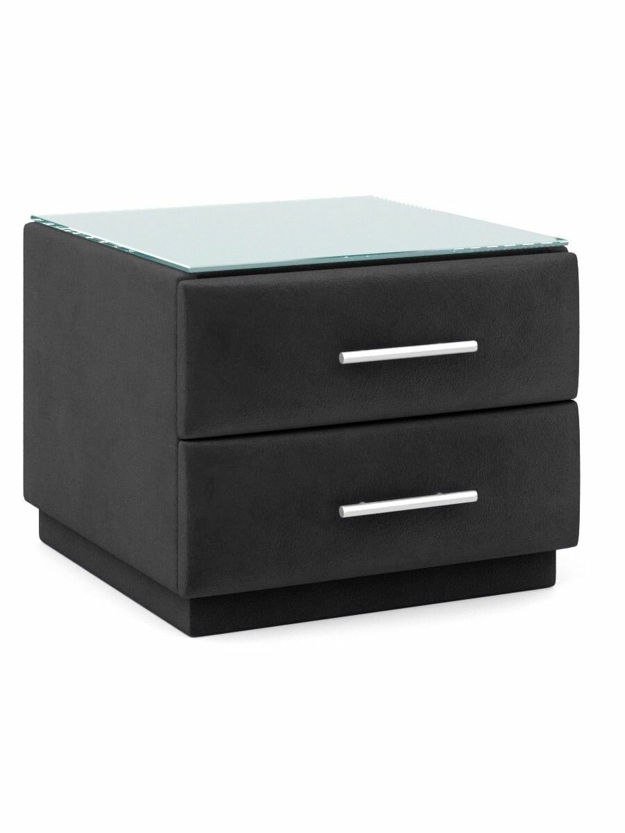 Тумба со стеклом Askona (Аскона) Marco (Марко) Тк. Sky Velvet 38