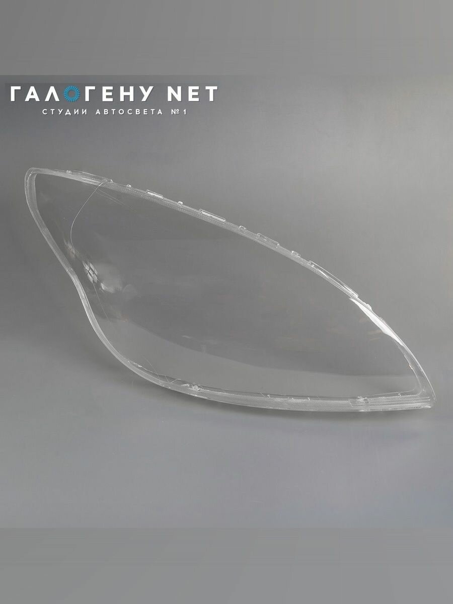 Стекло фары GNX для Hyundai i30 (2007-2012), правое, поликарбонат