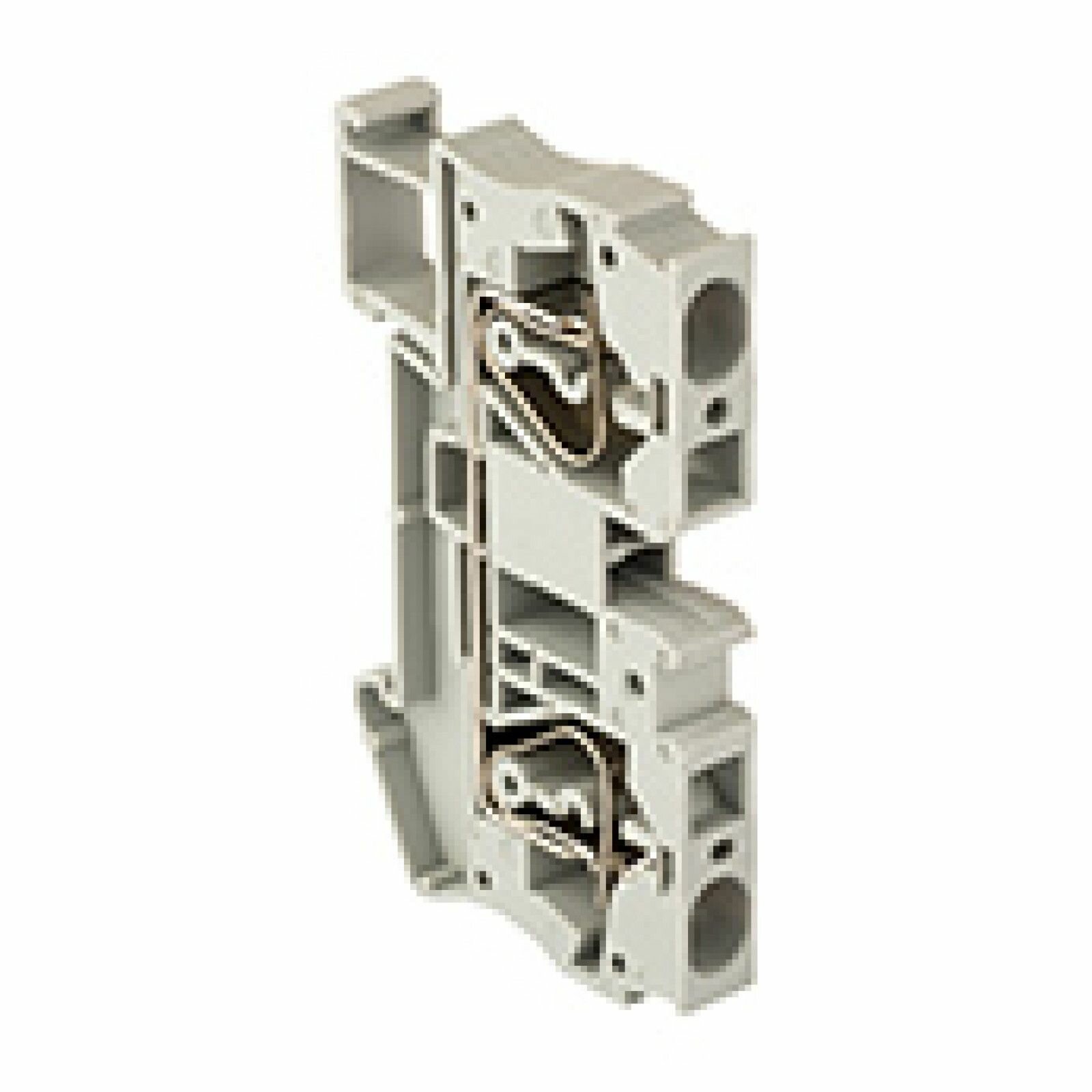 Колодка клеммная пружинная JXB-ST-6 52А, серая, EKF PROxima - 24 штук