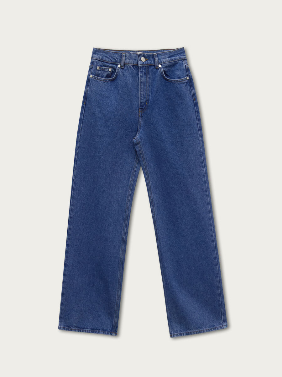 Джинсы широкие 