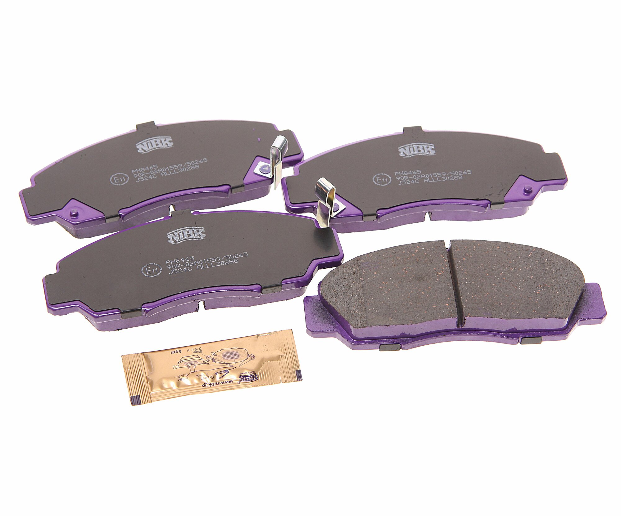 Колодки тормозные передние (4шт.) NiBK Арт. PN8465 / HONDA Civic (05-)