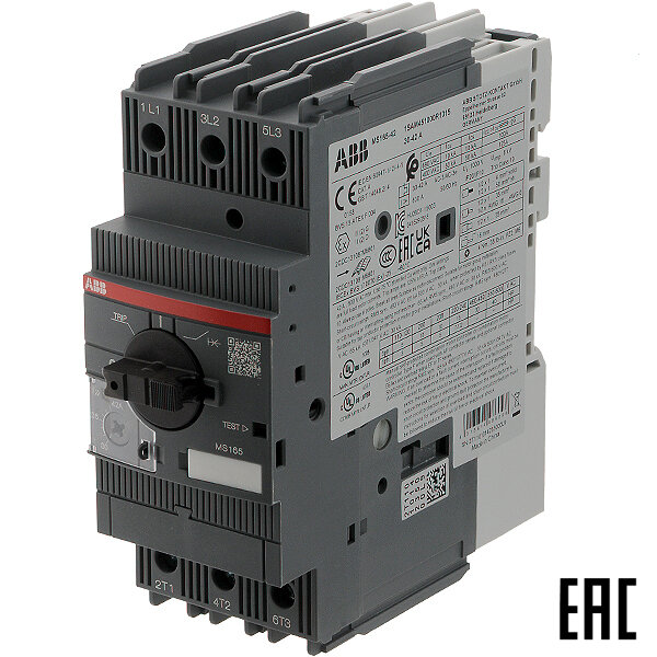 Выключатель АВВ MS165-42 1SAM451000R1015 автоматический для двигателей 30А-42А 25кА
