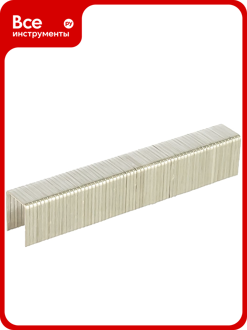 Скобы зеленые закаленные 1000 шт. для степлеров (14 мм; тип 140) PROFI STAYER 31610-14, для закрепления пленки