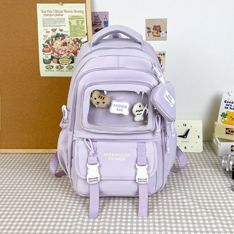 Рюкзак "2025", японский стиль, фиолетовый, для школьников