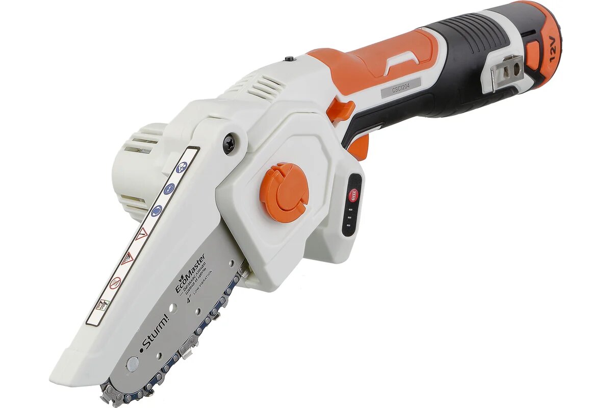 Sturm CSC1204 Аккумуляторная цепная пила - компактная беспроводная для домашних работ