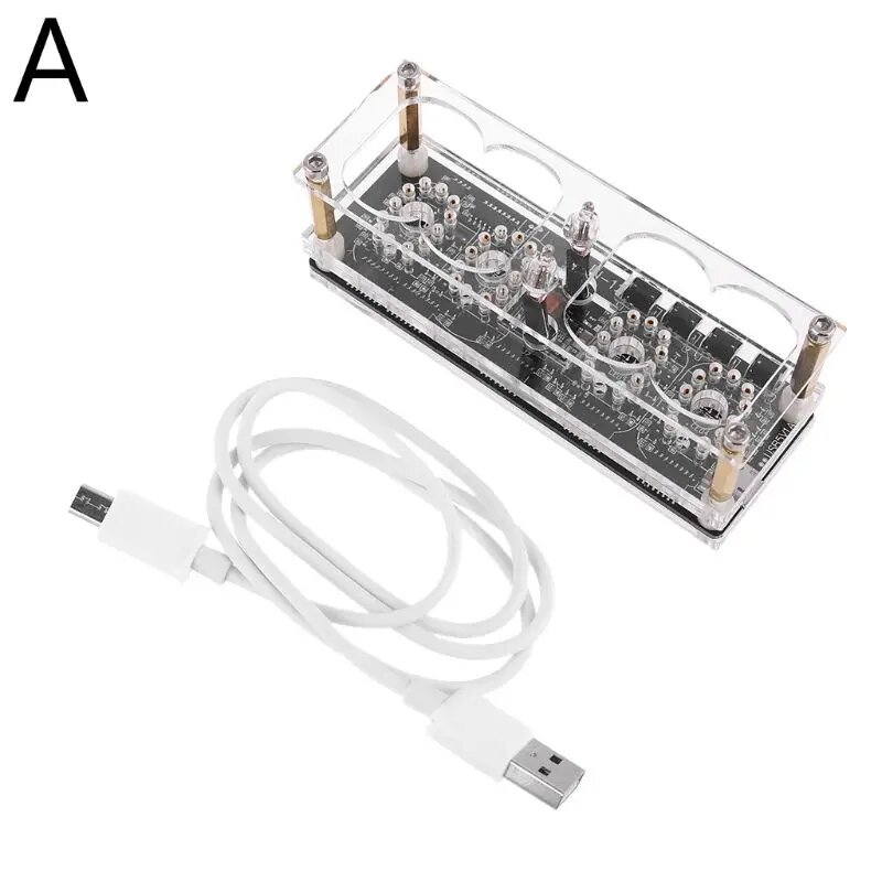 Ламповые часы OOTDTY IN-12 RGB