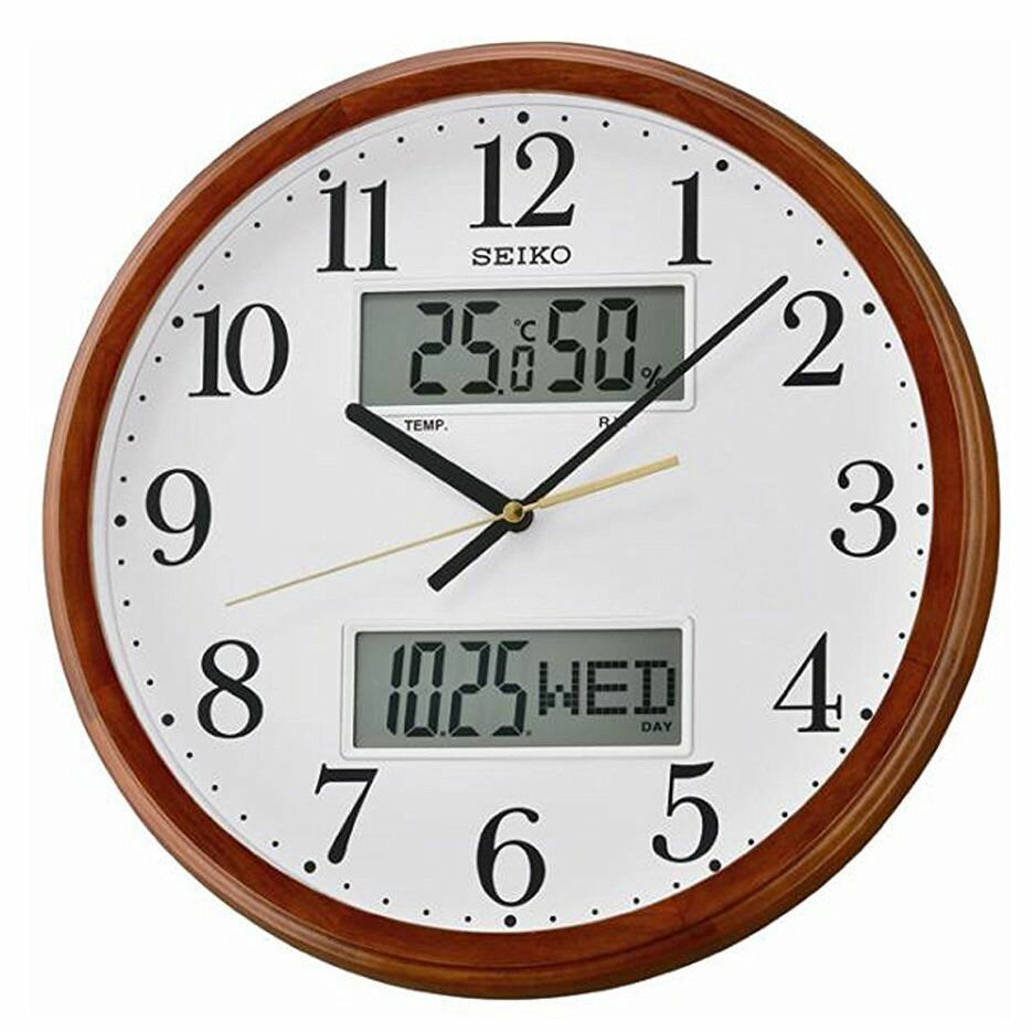 Настенные часы Seiko Quartz Wall Clock QXL012B