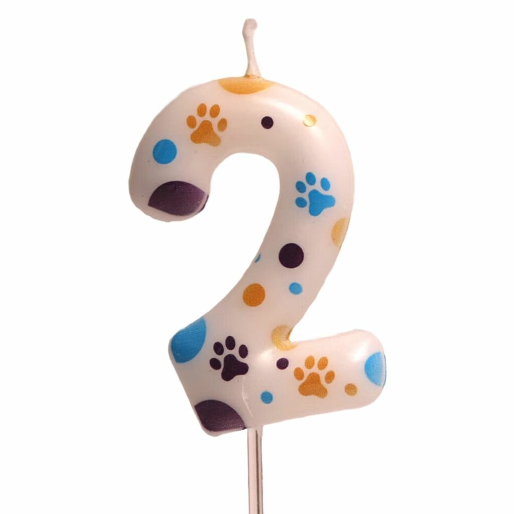 Цифровая Свеча На День Рождения Собачьих Лапок-2
