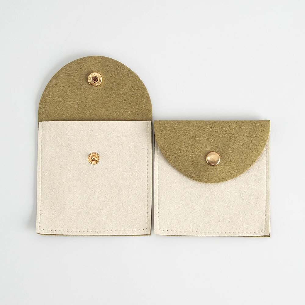 Набор из 10 бархатных мешочков из микрофибры no logo