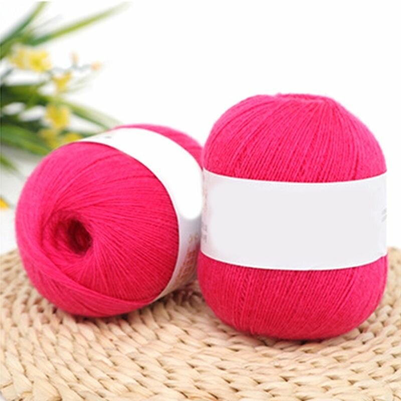 Натуральная тонкая многоцветная пряжа из кашемира