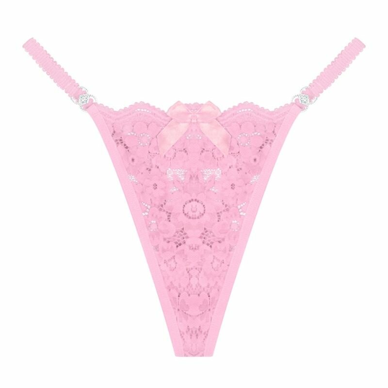 Женские стринги с бантом