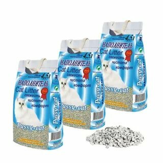Пуси-кет стандарт цеолитовый (синий) 4,5л (термопак) 1 шт