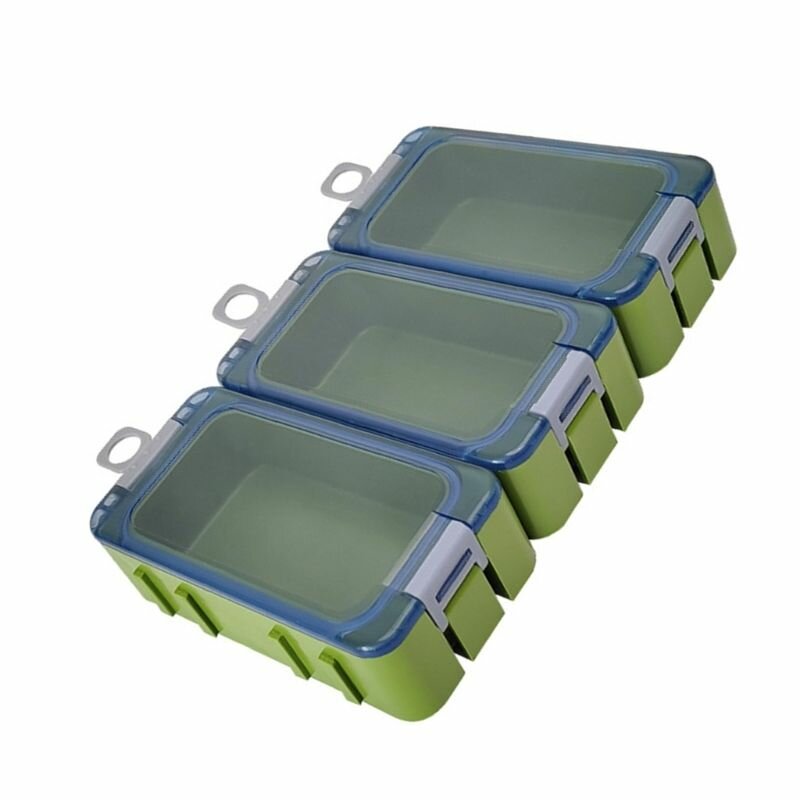 1 упаковка из 3 светящихся приспособлений для хранения, коробка наживки-зеленый