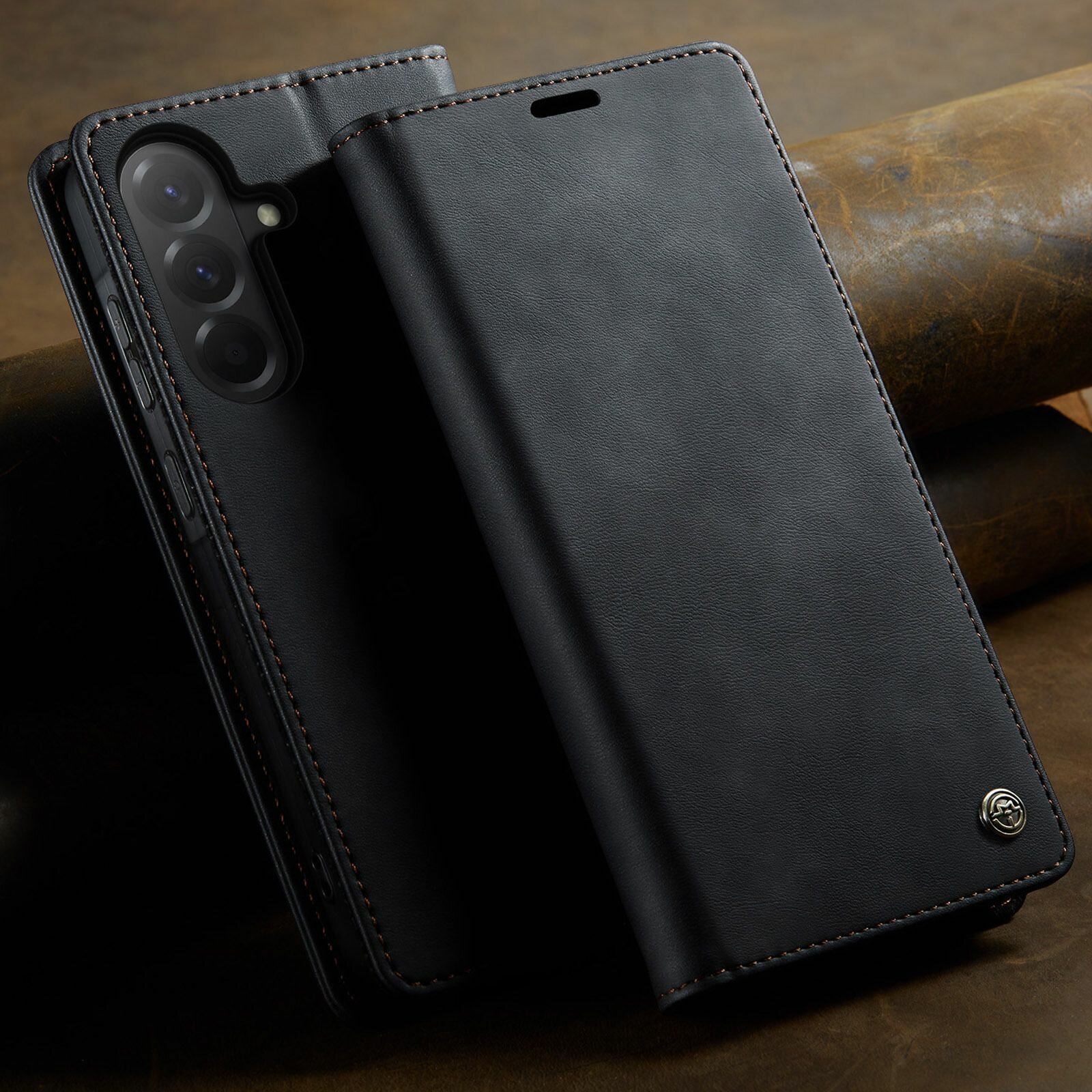 Чехол-книжка CaseMe RFiD Samsung Galaxy A56 черный