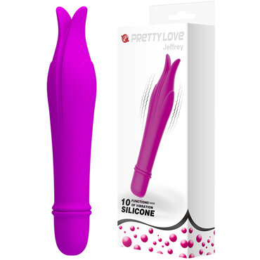 Baile Pretty Love Edward, розовый Минивибратор с лепестками на конце